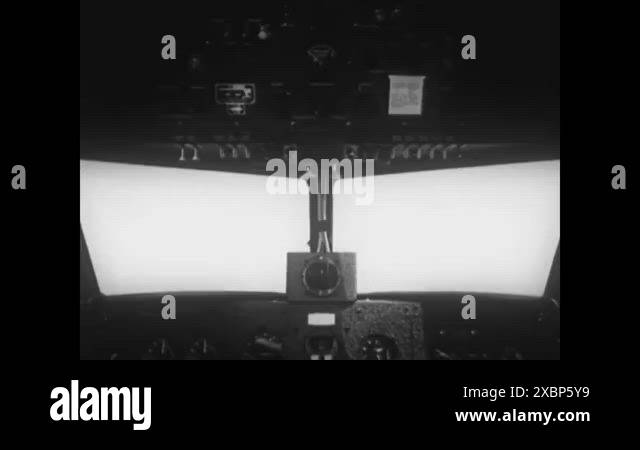 Testing laboratory, Lockheed Aviation Corporation in the 1940s in ...