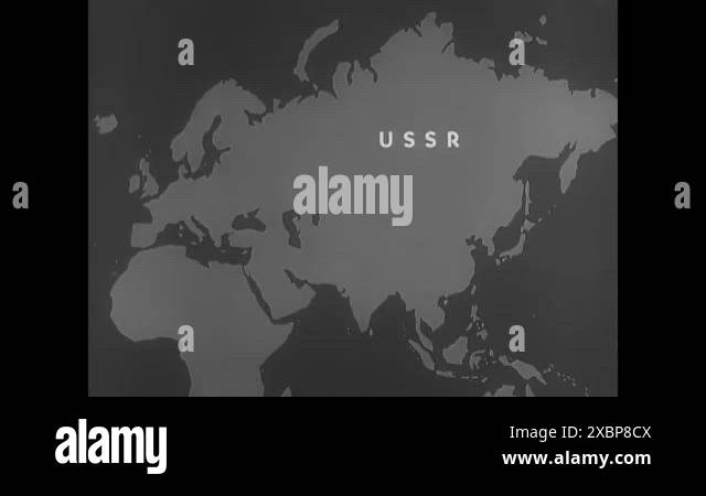 A map explains the Soviet Union satellites in the 1950s. The communist ...