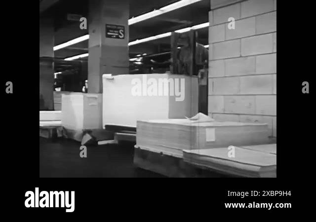 Printing press in the 1960's Stock Videos & Footage - HD and 4K Video ...