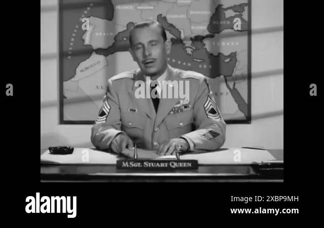 Master Sergeant Stuart Queen speaks of a planned invasion of North ...