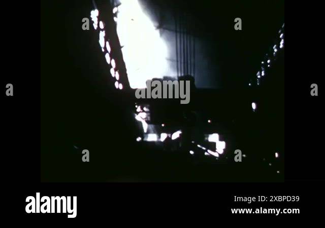 A film about copper mining and smelting in the 1940's and 1950's Stock ...