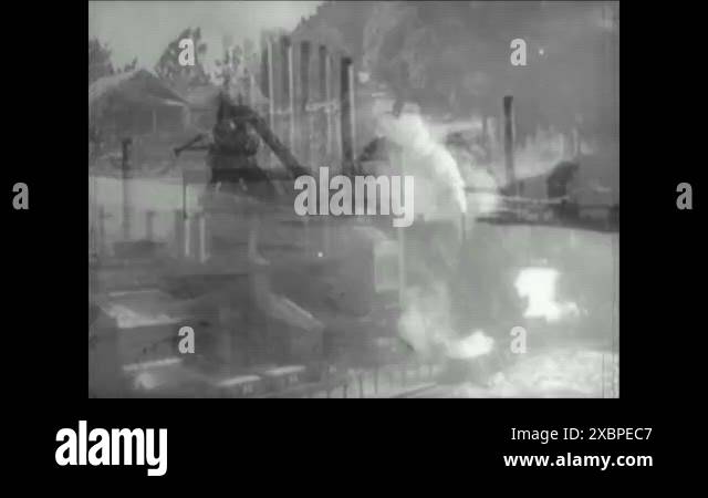 The Ford factory builds Model T's in the 1900's Stock Video Footage - Alamy