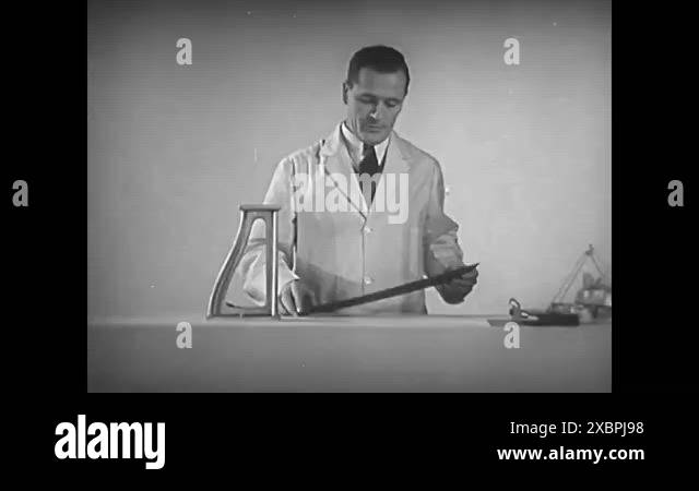 A scale model is used to show how a box beam shape is the best way for ...