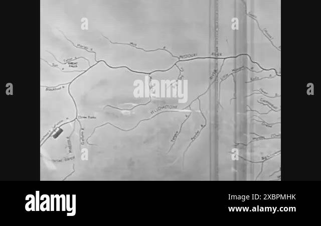 Explorers William Clark, Meriwether Lewis, Toussaint Charbonneau and Native American guide ...