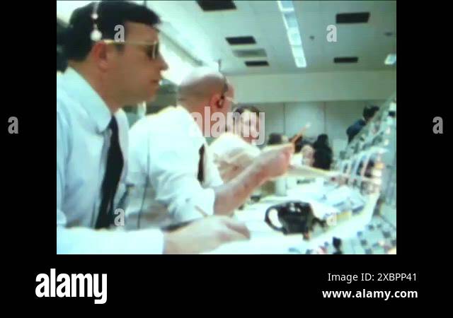 Footage of the Apollo 9 mission to test the Command-Service Module and ...