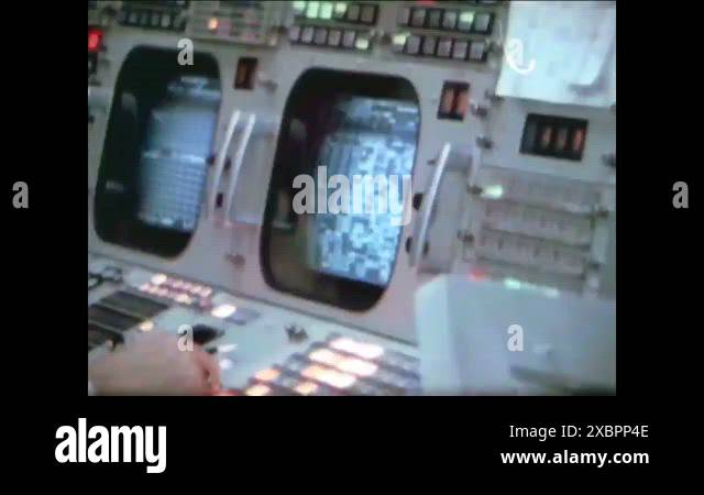 Footage of the Apollo 9 mission to test the Command-Service Module and ...