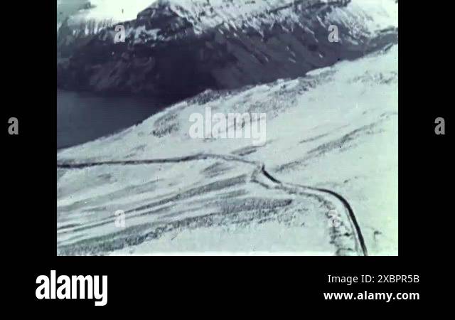 1958 – An Air Force captain takes an air tour of different Aleutian Dew ...