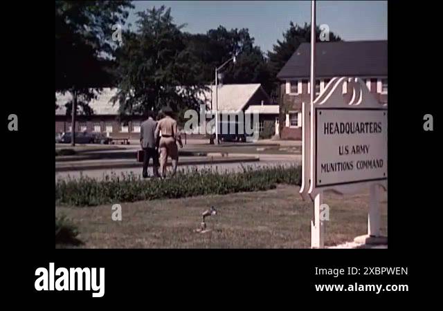 Men are trained in weapon development and other subjects at the US Army ...