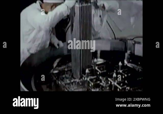 1960s clip of the installation of a nuclear reactor into the Army’s ...