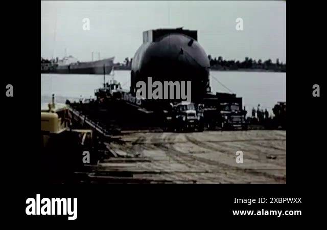 1960s clip of the installation of a nuclear reactor into the Army’s ...