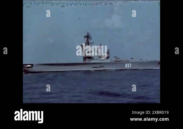 Soviet submarines, missiles launching, warplanes, helicopters and ...