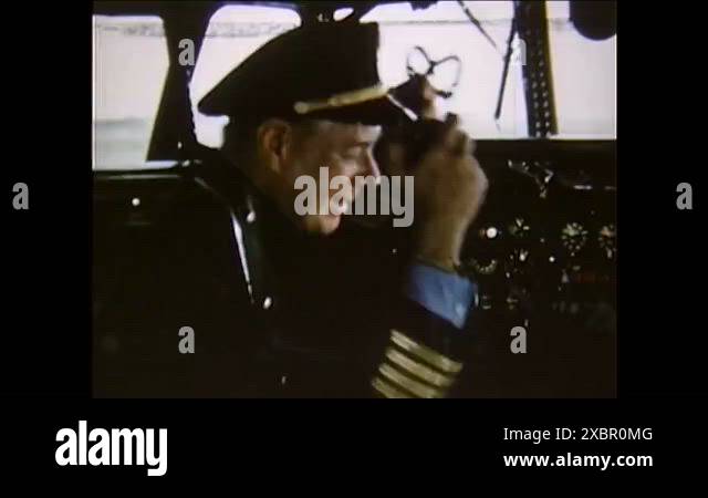 Arthur Godfrey pilots the new Eastern Airlines Constellation in 1953 ...
