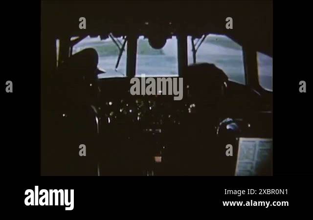 Arthur Godfrey pilots the new Eastern Airlines Constellation in 1953 ...