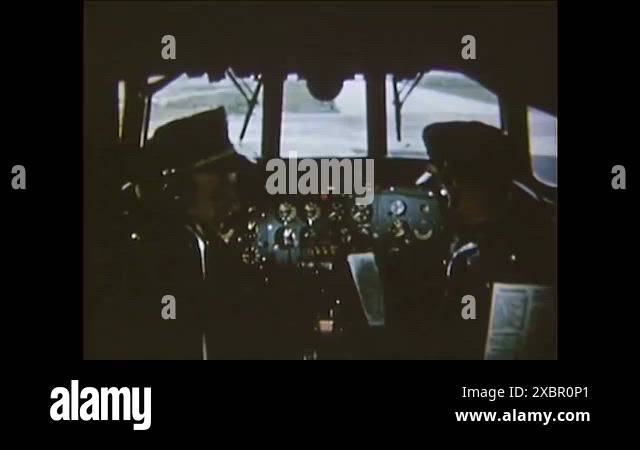 Arthur Godfrey pilots the new Eastern Airlines Constellation in 1953 ...