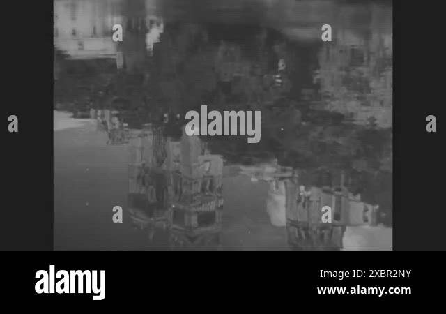 Landscapes in post-war: villages with nice landscapes, castles ...