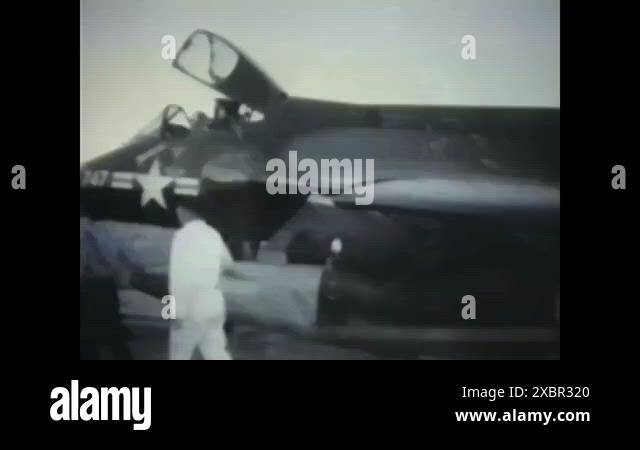 Military aircraft is tested for the nuclear operation Argus. A rocket ...