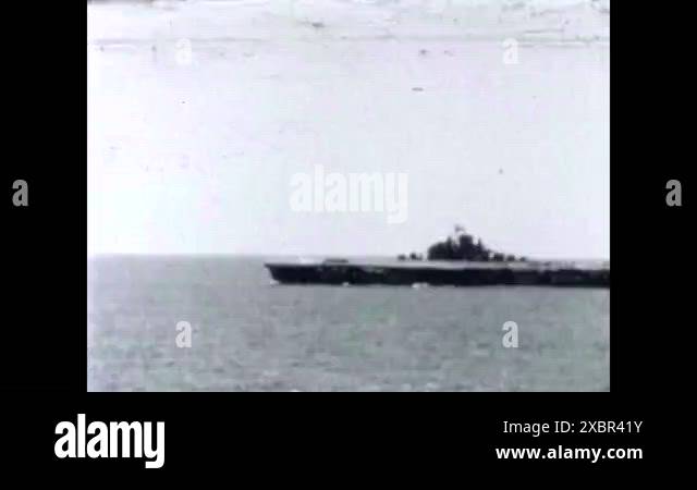 The USS Franklin is greeted by the WAVES at Pearl Harbor, where it has ...
