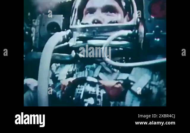 Astronaut John Glenn is launched into orbit aboard the Friendship 7 ...