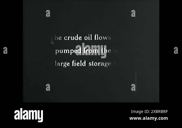 Animation of crude oil being pumped from oil rigs to storage tanks, and ...