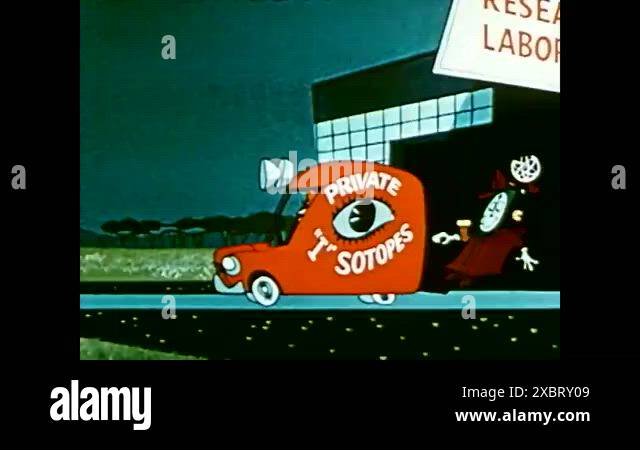 A 1952 animated film explains the power and structure of nuclear energy ...