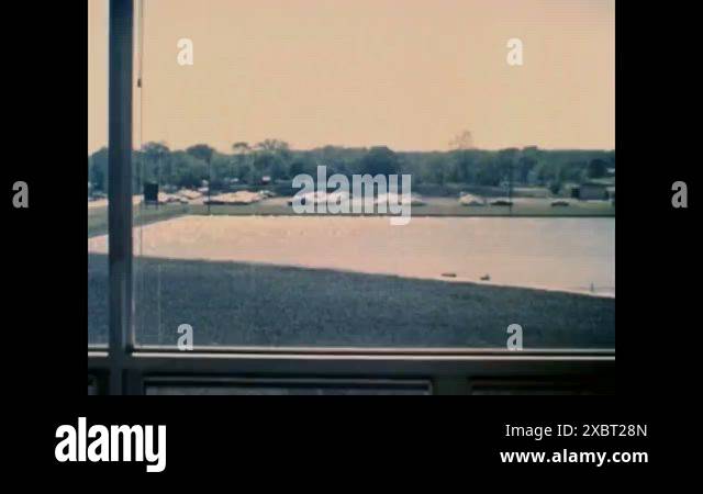 Early 1960s control room footage and a tank being subjected to an ...