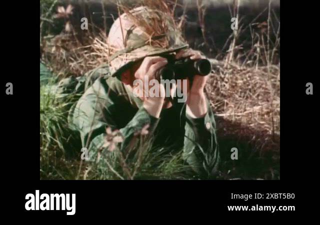 Army officers are trained in platoon tactics leadership on a simulated ...