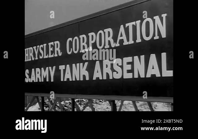 1940s era film showing the first assembly line plants in America ...