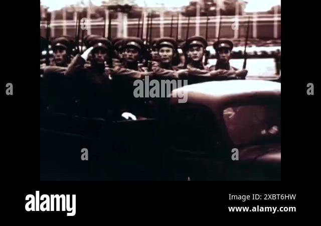 The US army fights against the communist forces and maintains the peace ...