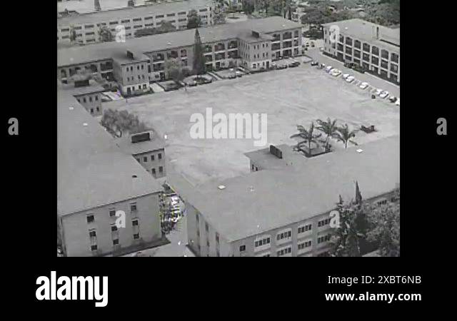 A US military base in Hawaii is shown in the 1950s Stock Video Footage ...