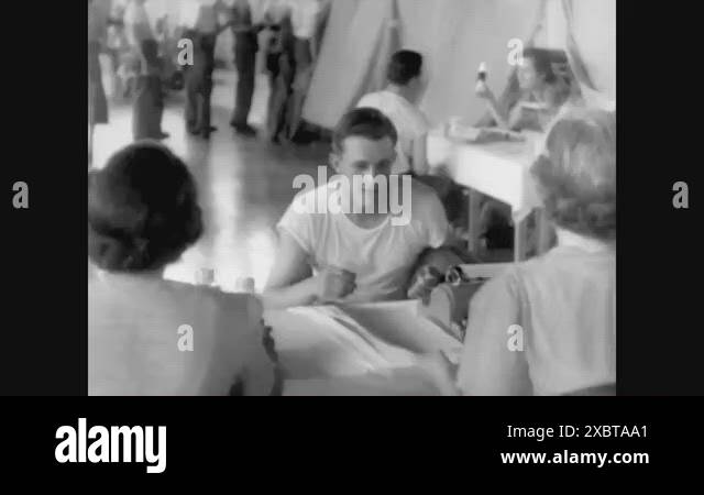 Soldiers get their blood type tested in a military hospital in the ...