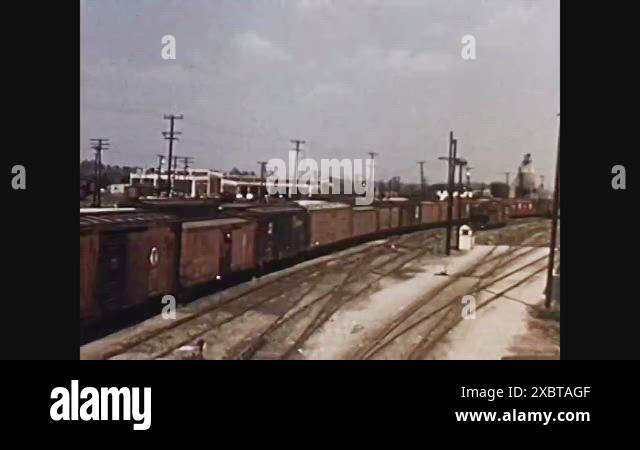 Trains, airplanes and cars driving on superhighways are shown from the ...