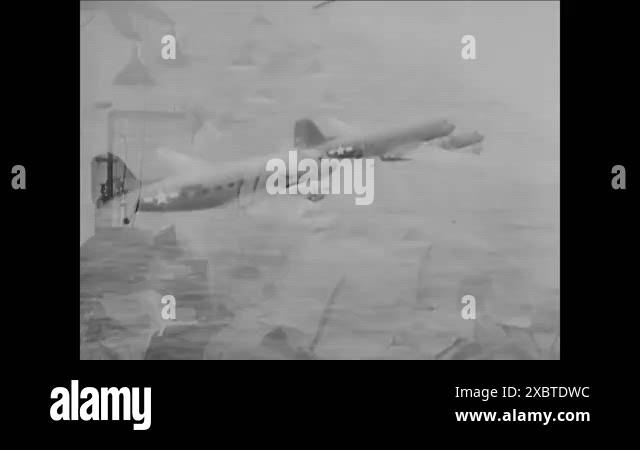 Army Air Force bases line the coast of America during World War II ...