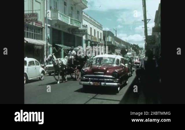 The design and construction of the Yaque bridge in the 1950's Stock ...