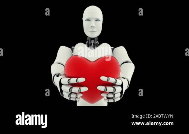 MLP Futuristic robot , artificial intelligence CGI on black and green ...