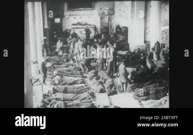 Battlefield footage from World War One, 1917 Stock Video Footage - Alamy
