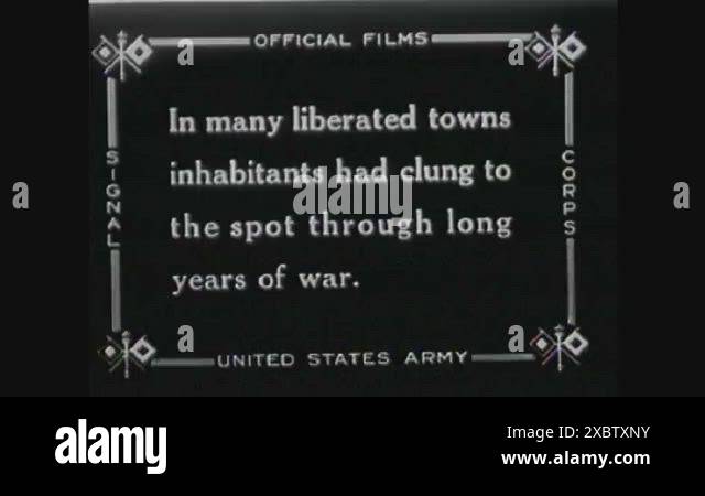 Battlefield footage from World War One, 1917 Stock Video Footage - Alamy