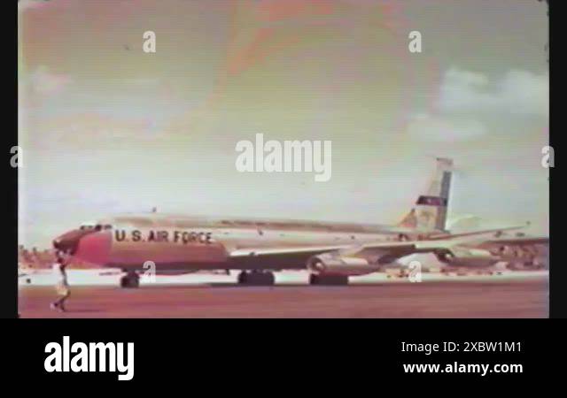 South Pacific nuclear tests on Johnston Island in 1962 Stock Video ...