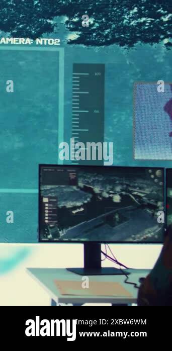 Vertical Video Army personnel applying national safety protocols by ...