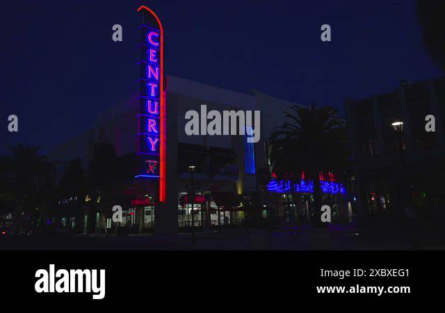 Movie theater night marquee Stock Videos & Footage - HD and 4K Video ...