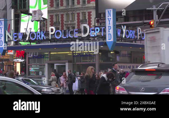 Time square police station Stock Videos & Footage - HD and 4K Video ...