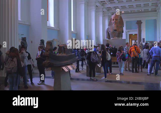 Visitors walk around museum Stock Videos & Footage - HD and 4K Video ...