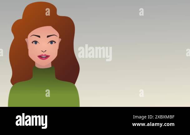 lip syncing, facial animation for storytelling. female character says ...