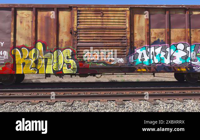 Graffiti shipping container Stock Videos & Footage - HD and 4K Video ...