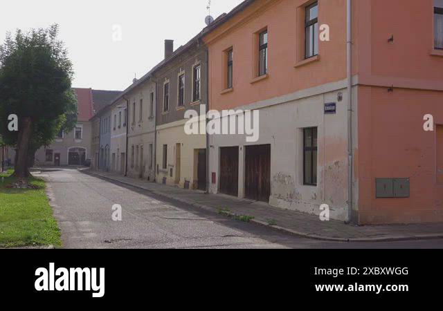 Mostly abandoned show town at the Terezin Nazi concentration camp in ...