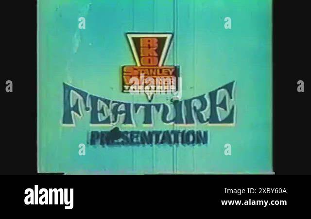 1970s - A feature presentation promo at an RKO Stanley Warner theater ...