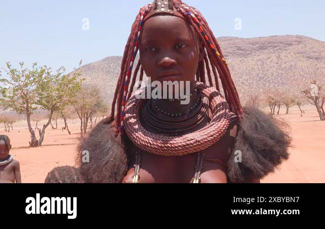 Traditional Hairstyle Woman Himba Tribe Stock Videos And Footage Hd And