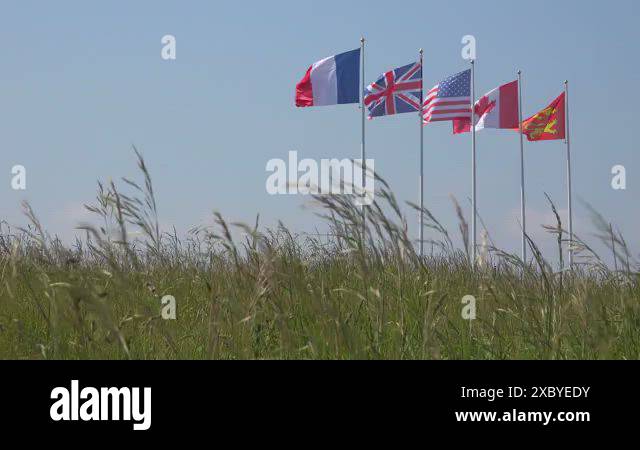 Historic site of the normandy landings Stock Videos & Footage - HD and ...