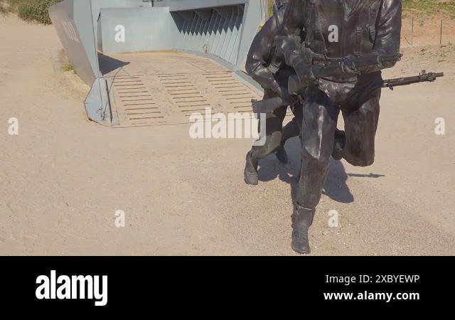 Utah beach statue Stock Videos & Footage - HD and 4K Video Clips - Alamy