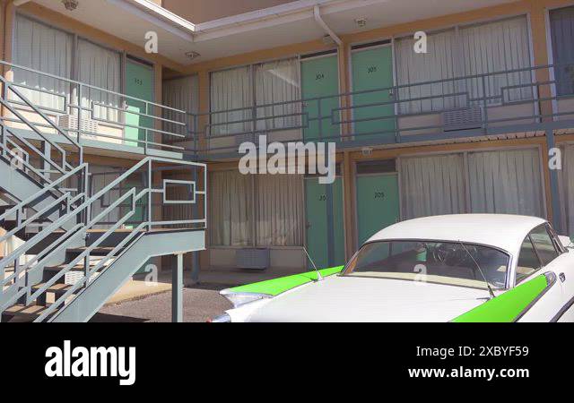 Exterior of the Lorraine Motel where Martin Luther King was ...