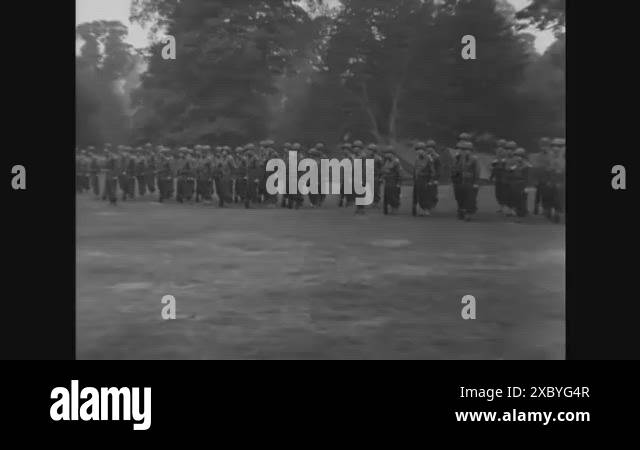 1944 - A US Army Air Force engineer is decorated by an officer, and his ...